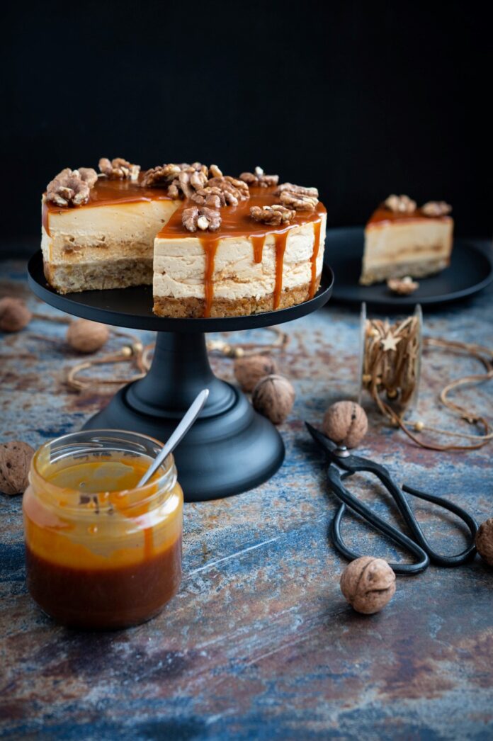 Cheesecake cu caramel si nuci - Din secretele bucătăriei chinezești