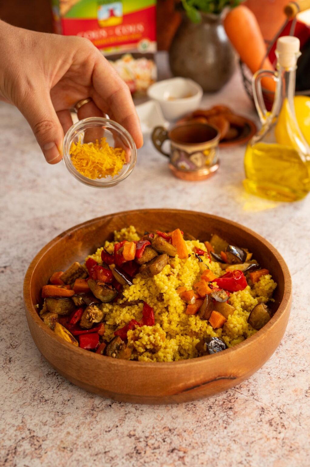Cous cous marocan cu legume - Din secretele bucătăriei chinezești