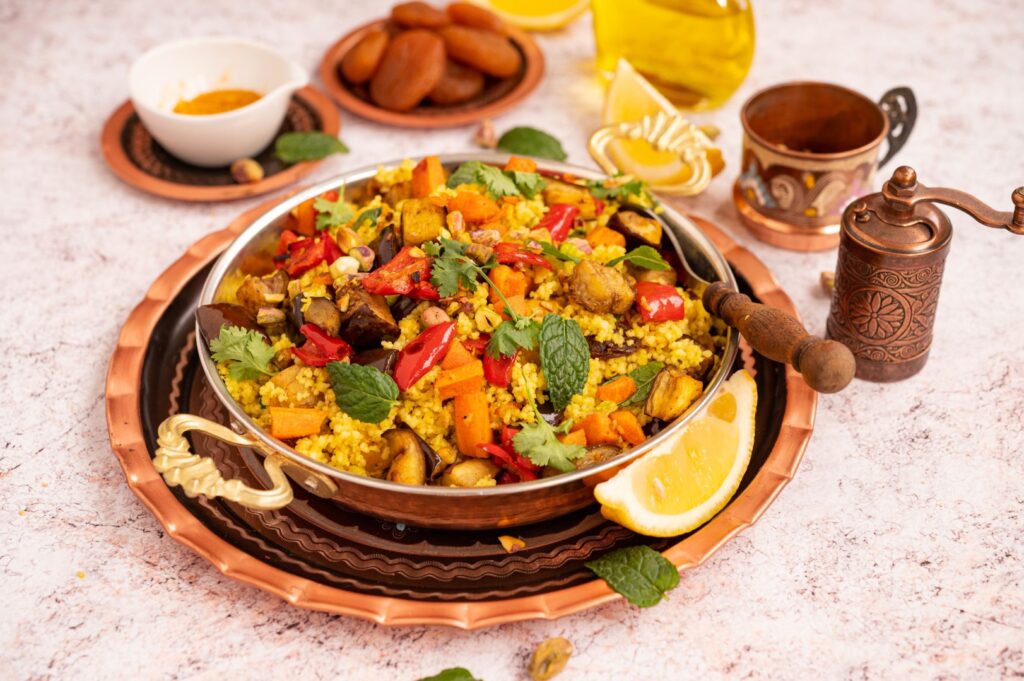 Cous cous marocan cu legume - Din secretele bucătăriei chinezești