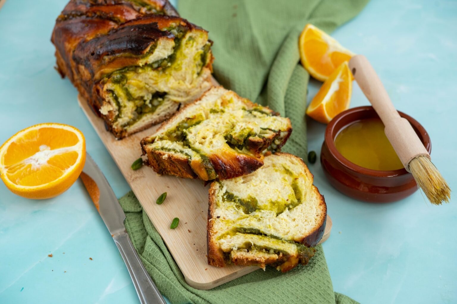 Babka cu fistic si portocale - Din secretele bucătăriei chinezești